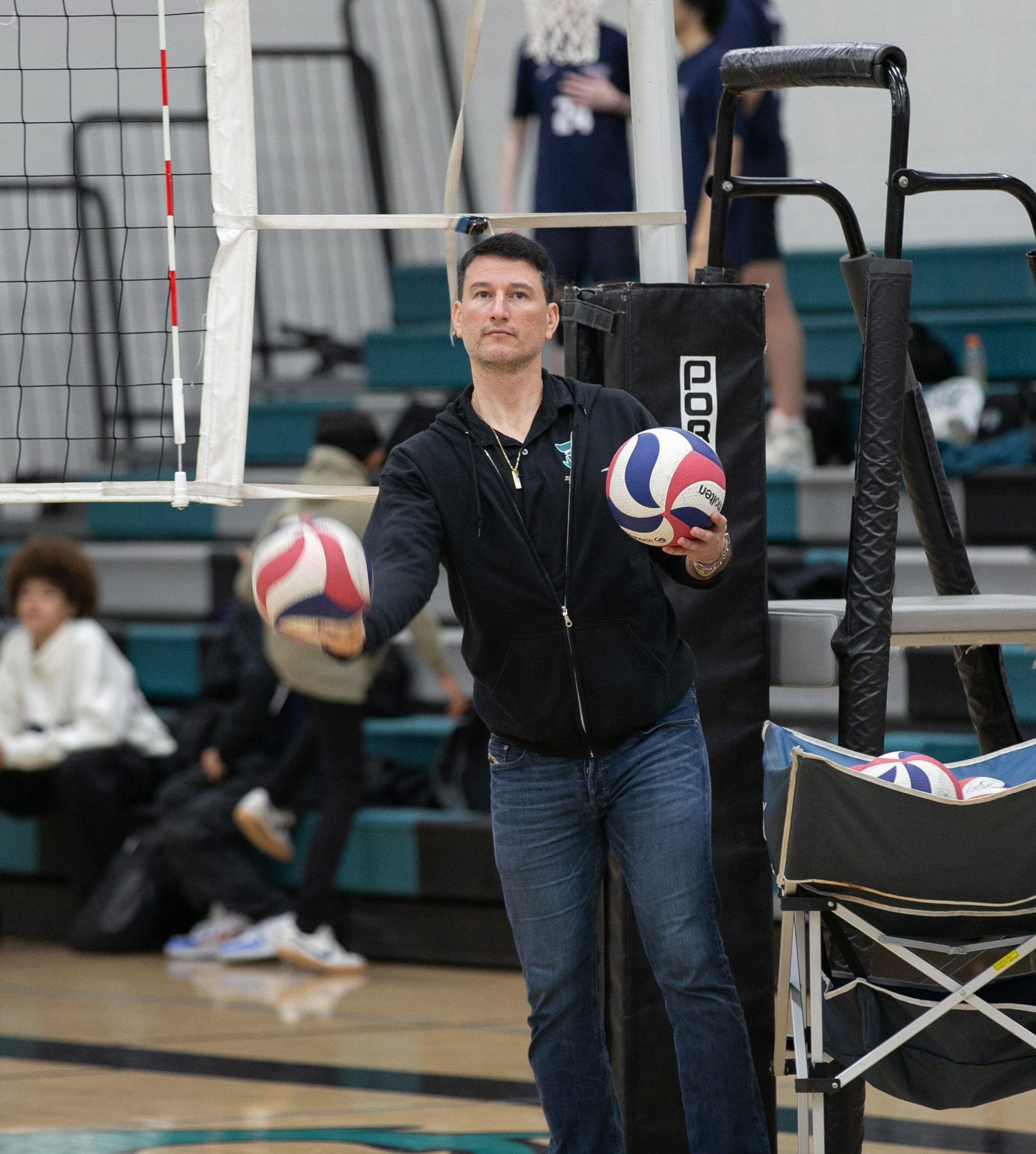 Sharks volleyball coach Saenz begins season with promising boys team ...