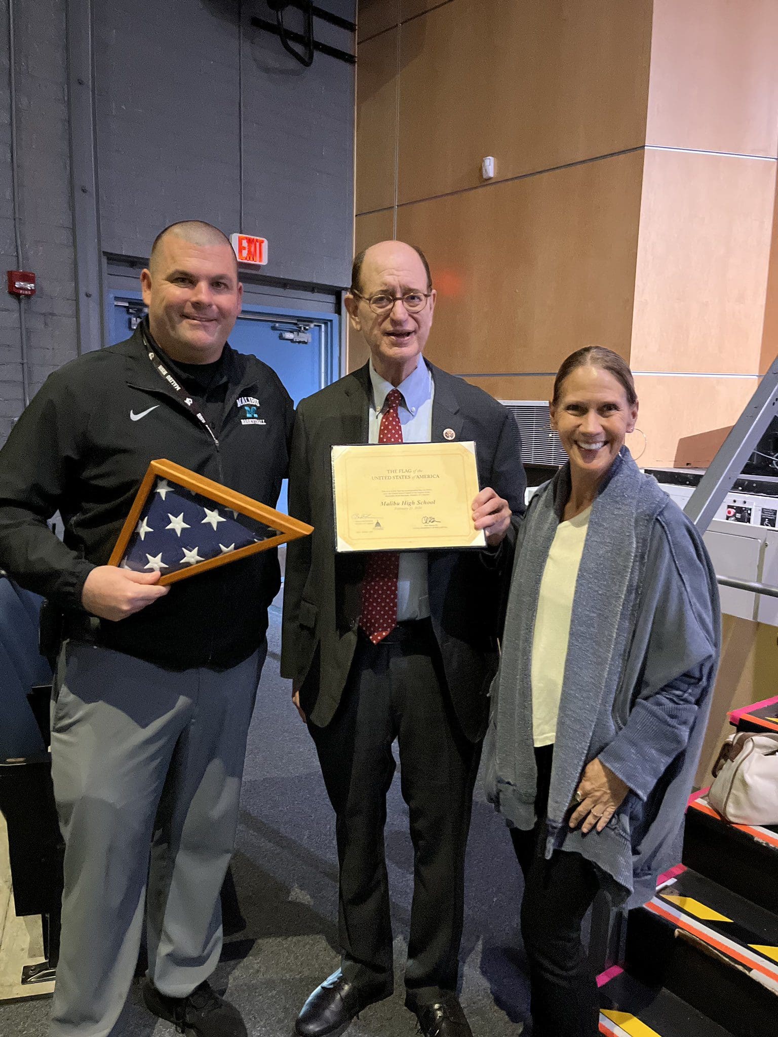 Malibu High School hosts a town hall with Congressman Brad